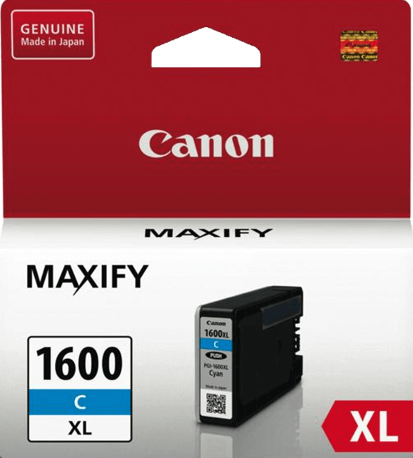 ComputerFood | Genuine Canon PGI-1600XLC Hi Capacity Cyan Ink
