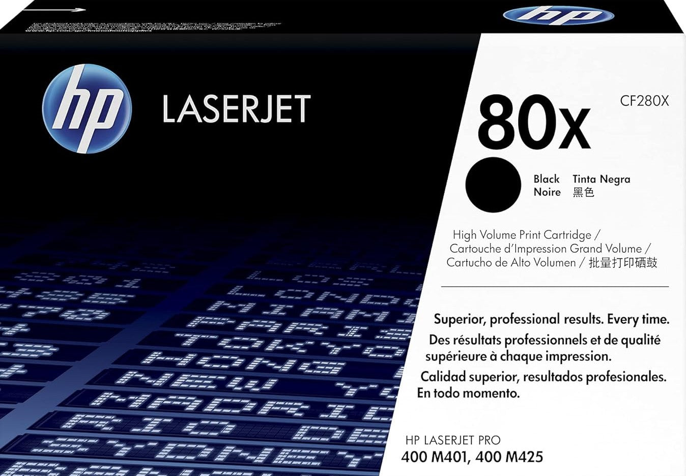 Genuine 80X HP Toner Cartridge (CF280X)
