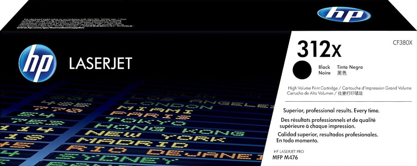 Genuine 312X HP Hi Yield Black Toner (CF380X)