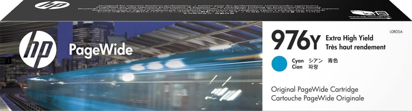 Genuine 976Y HP Extra High Yield Cyan Ink Cartridge