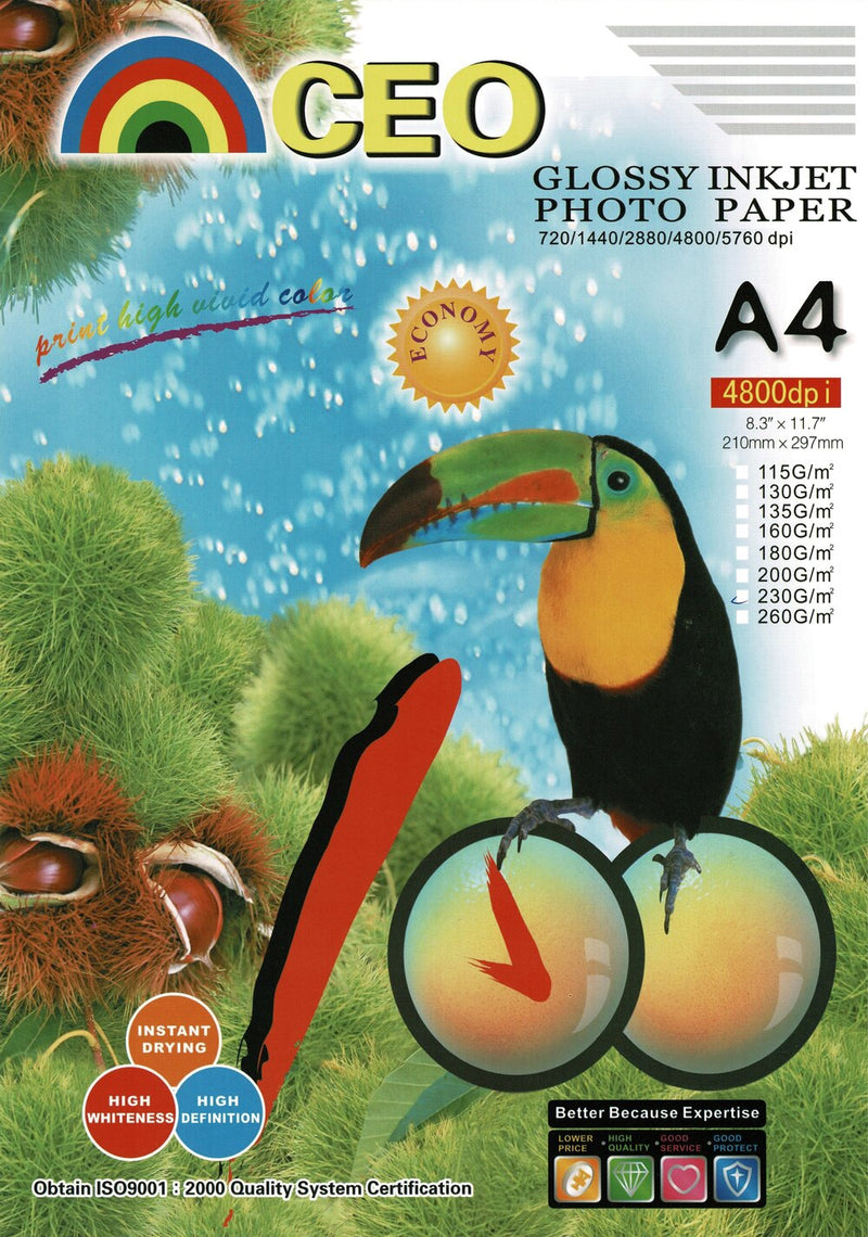 A4 230gsm Dual-side Matte Coated Paper 50 sheets