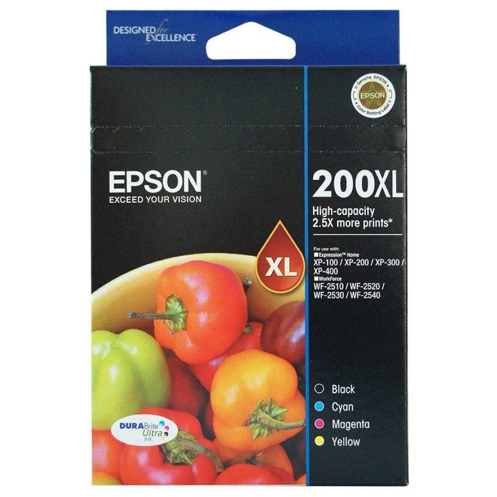 Genuine 200XL Epson High Capacity Ink Pack