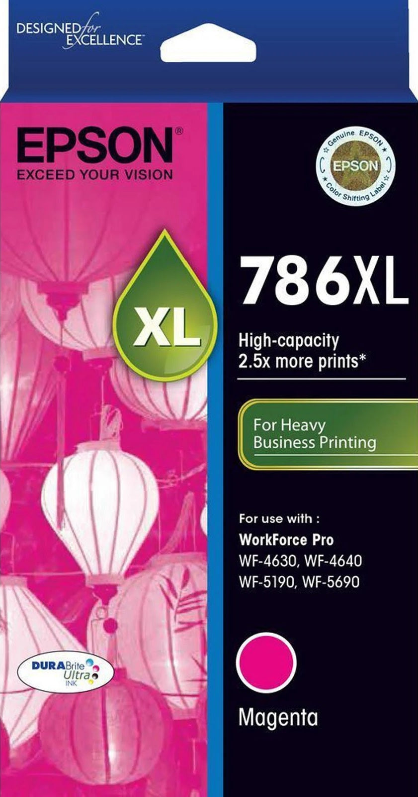 Genuine Epson 786XL High Capacity Magenta ink